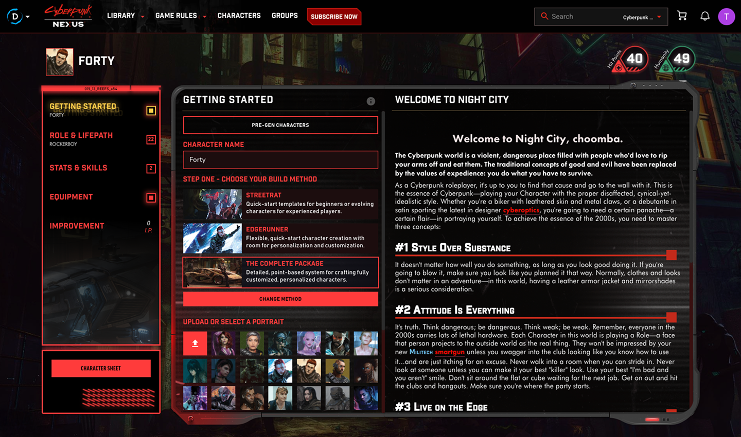 Cyberpunk RED NEXUS • Frequently Asked Questions – Demiplane Helpdesk