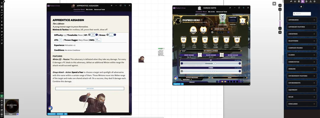 Using Demiplane Compendium + NPC Sheets in Roll20 VTT – Demiplane Helpdesk